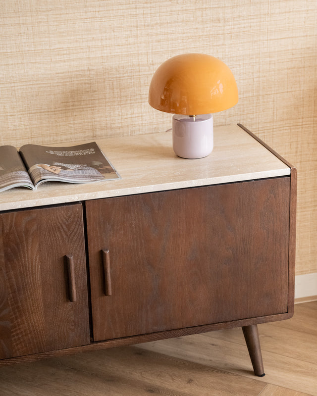 Table Lamp Mushy Iron Brown/Lila - Things I Like Things I Love