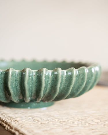 Deco Bowl Ceramic Speckled Green – Things I Like Things I Love