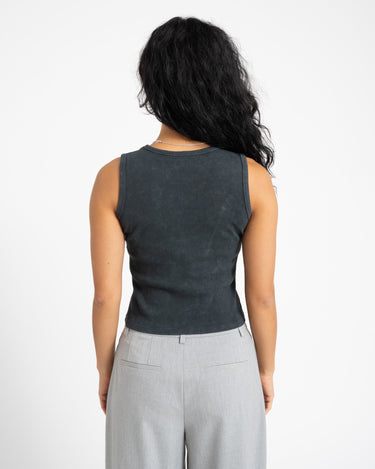 Maya Washed Tank Top Black – Things I Like Things I Love