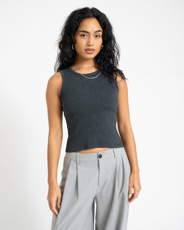 Maya Washed Tank Top Black – Things I Like Things I Love
