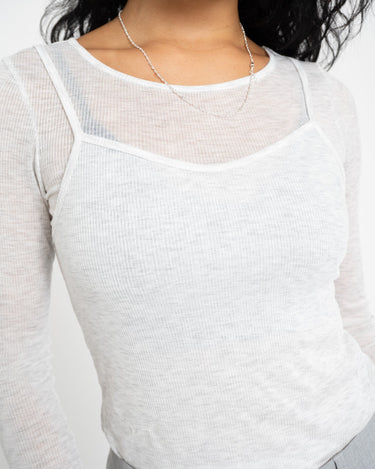 Nusa Double Layer Top Snow White – Things I Like Things I Love