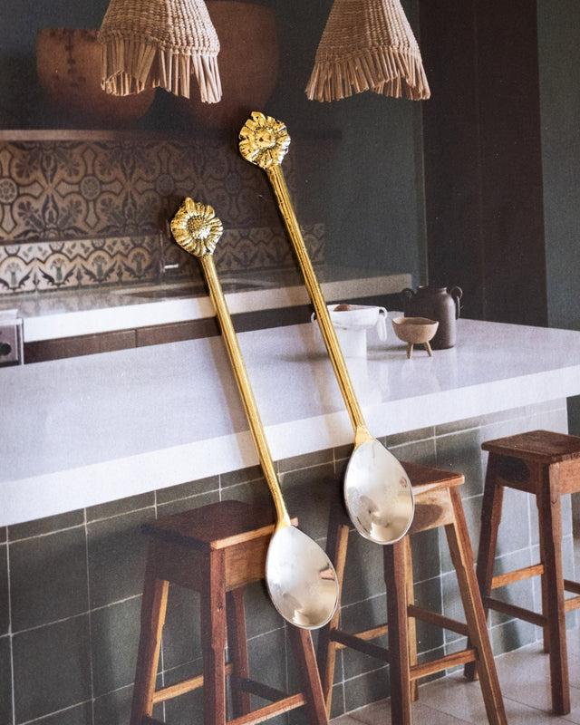 Handmade Sunflower Spoons - SET OF 2 - Things I Like Things I Love