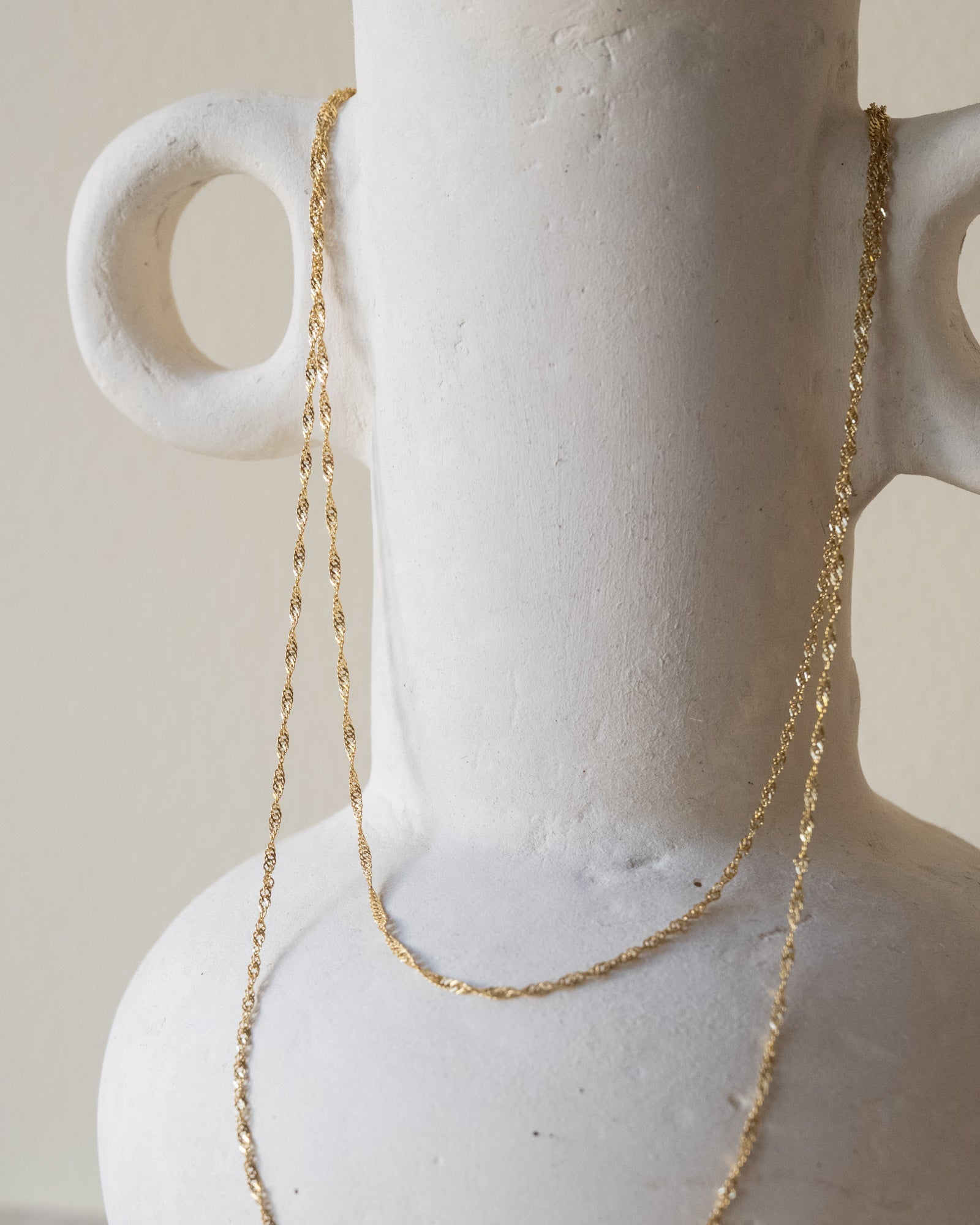 TILTIL Basic Necklace Losely Twisty Gold - Things I Like Things I Love