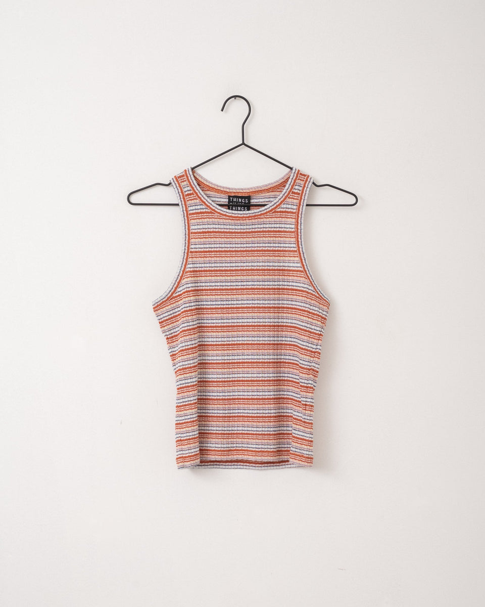 TILTIL Dani Top Stripe Cream Blue Rust - NO - Things I Like Things I Love