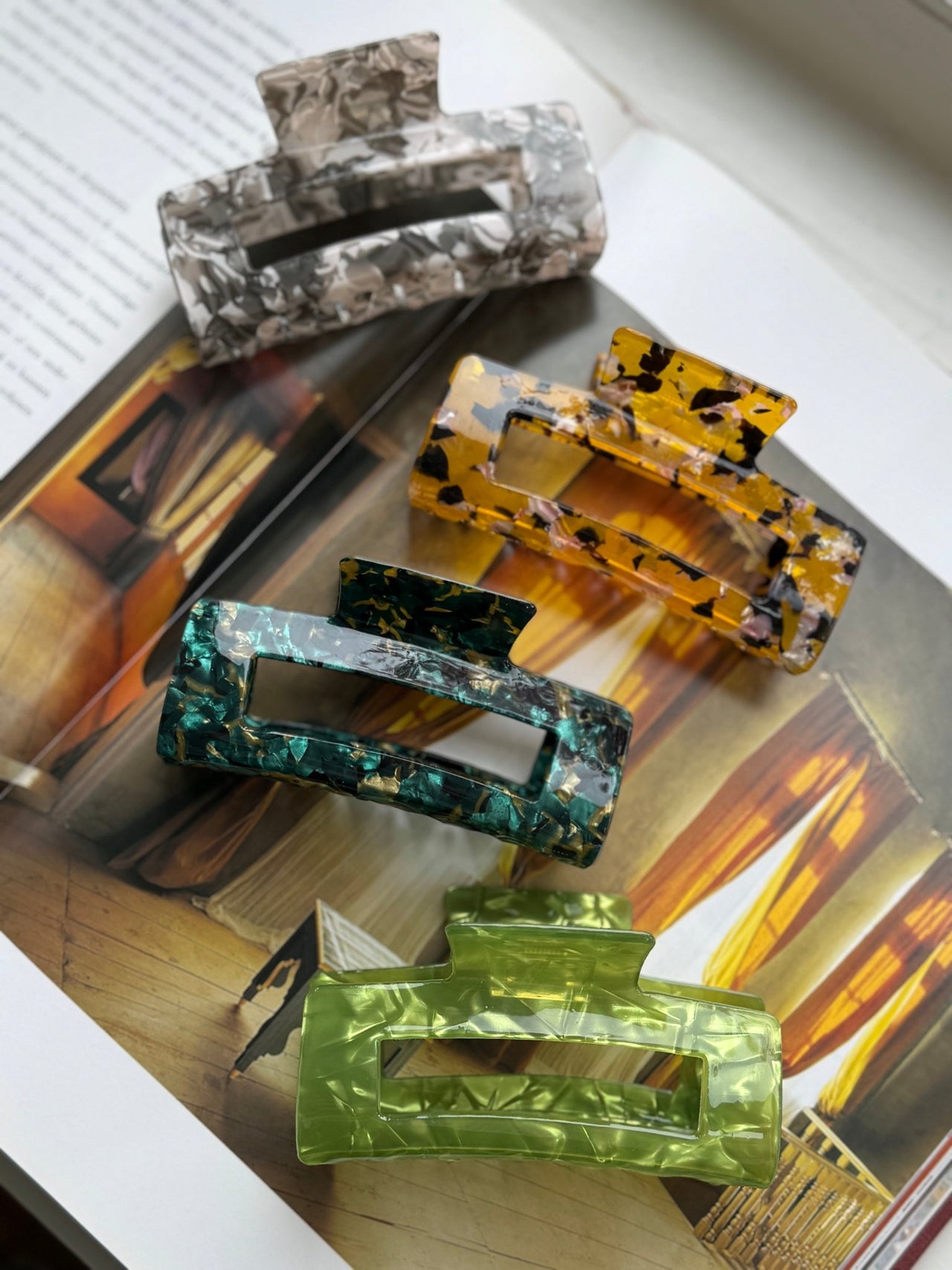 TILTIL Hair Claw Clip Rectangle - Things I Like Things I Love