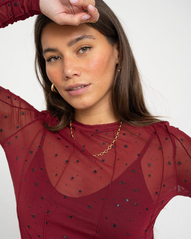 TILTIL Moiha Starry Mesh Bordeaux – Things I Like Things I Love
