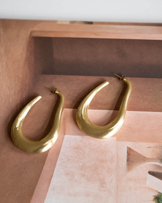 TTG Single Hoop Goldplated Marisol - Things I Like Things I Love