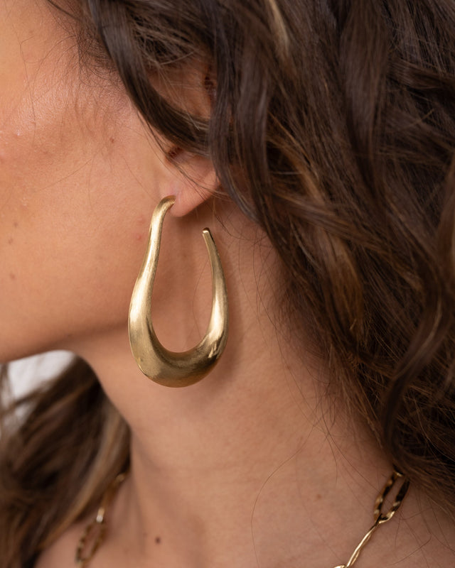 TTG Single Hoop Goldplated Marisol - Things I Like Things I Love