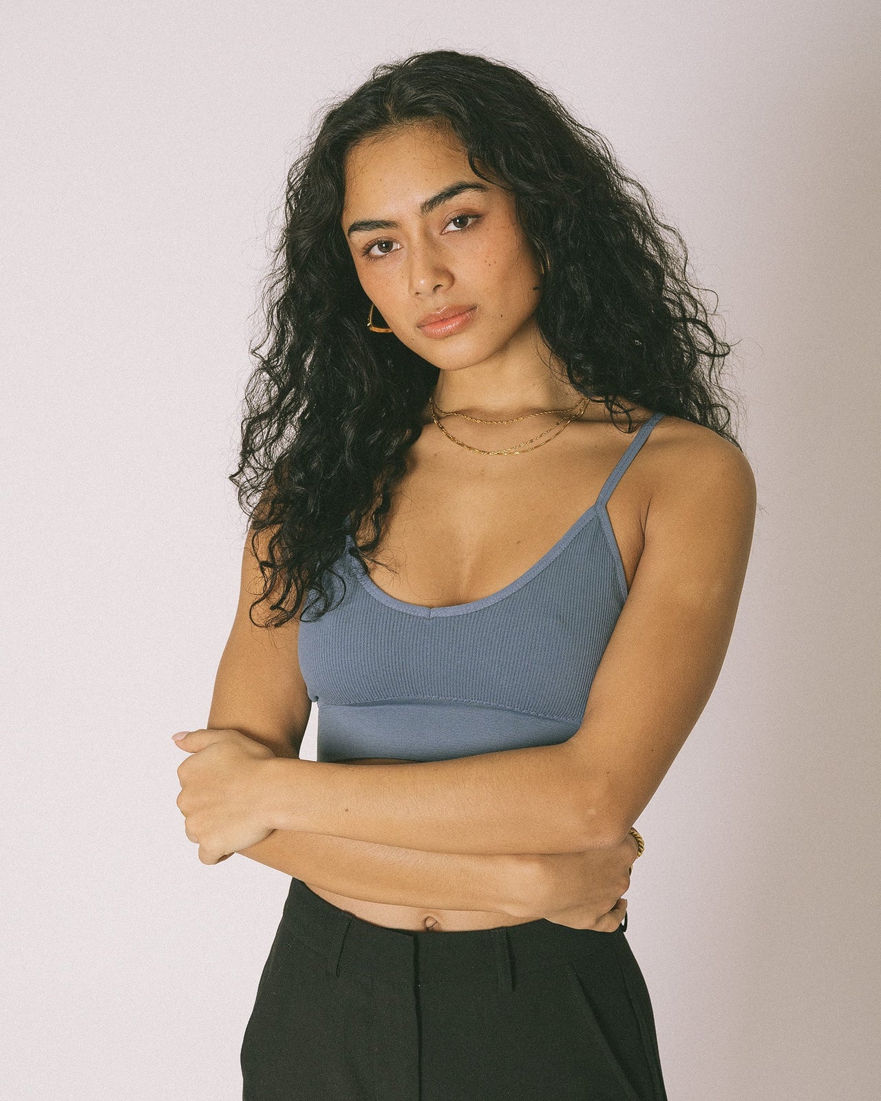 TILTIL Ruby Rib Bra Blue One Size - Things I Like Things I Love